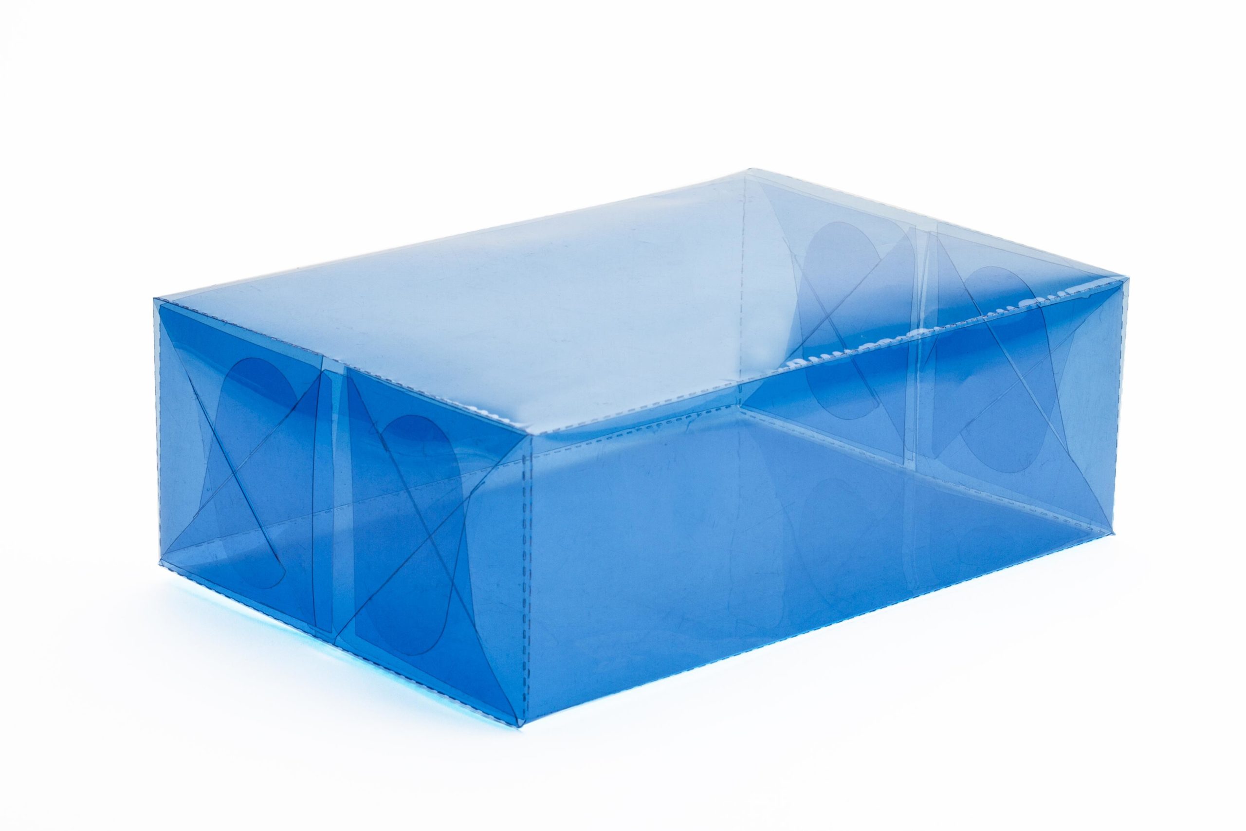 CAIXA ACETATO - AZUL TRANSLUCIDO