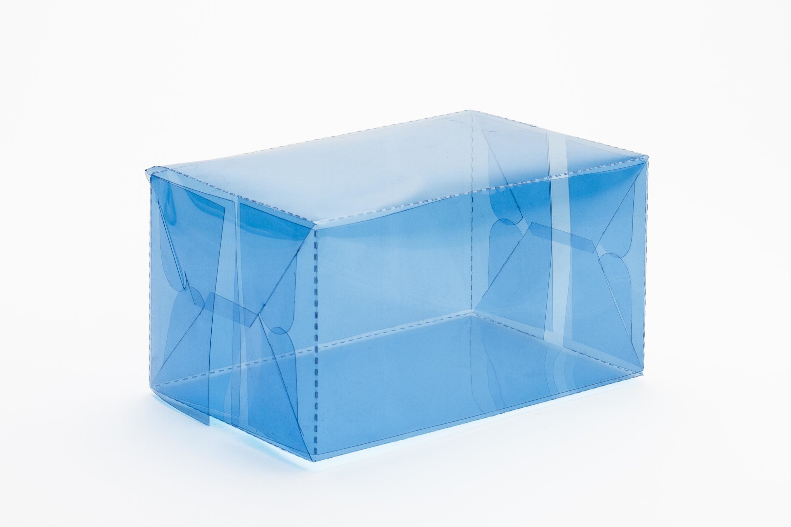 CAIXA ACETATO - AZUL TRANSLUCIDO